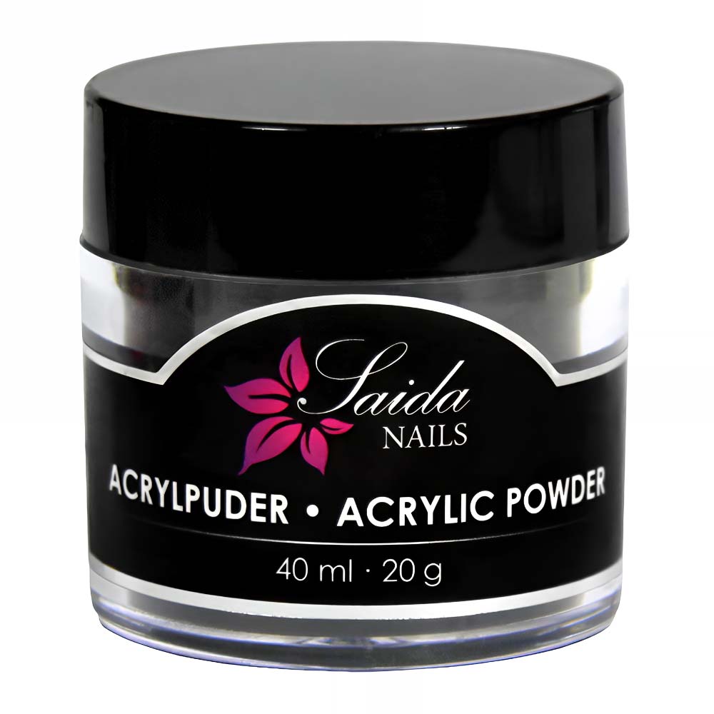 Acrylic powder No. 01 SCHWARZ - Saida Nails - Your online store for ...