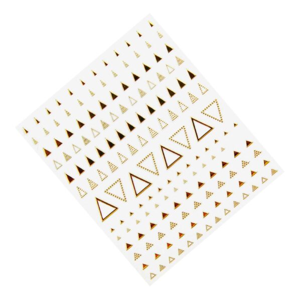 Metallic Stickers TRIANGLE, gold - Saida Nails - Dein Onlineshop für ...