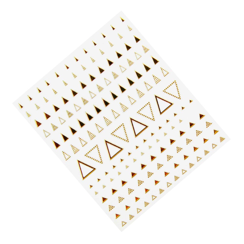 Metallic Stickers TRIANGLE, gold - Saida Nails - Dein Onlineshop für ...